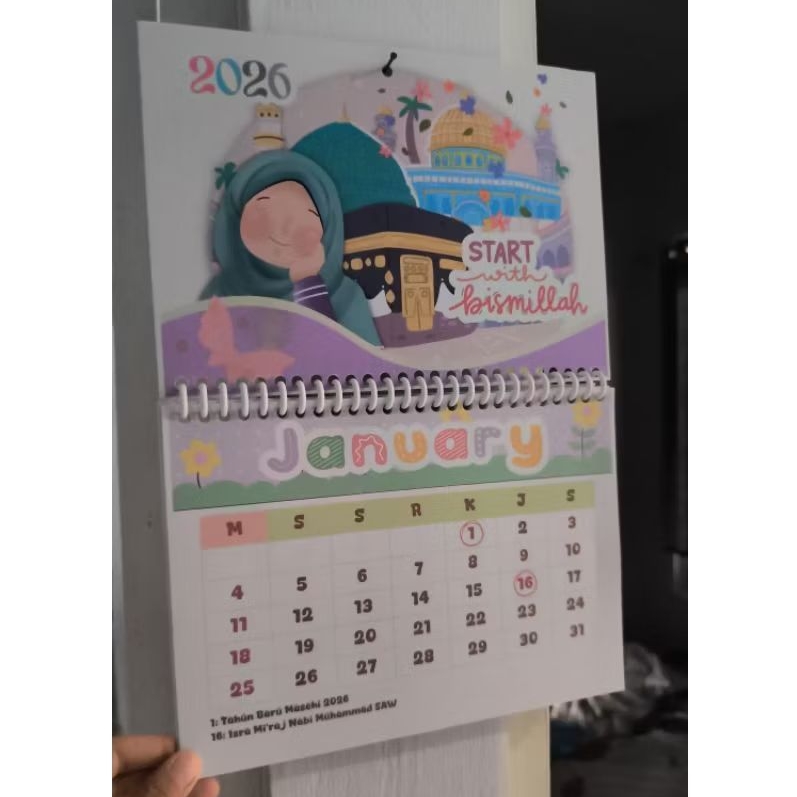 Jual kalender gantung 2026 custom | Shopee Indonesia