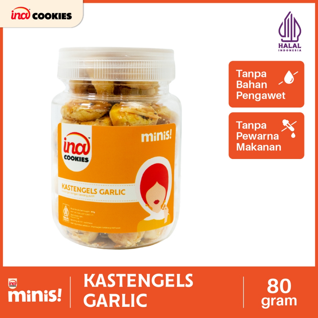 Jual Ina Minis Toples Kastengels Garlic by Ina Cookies | Shopee Indonesia