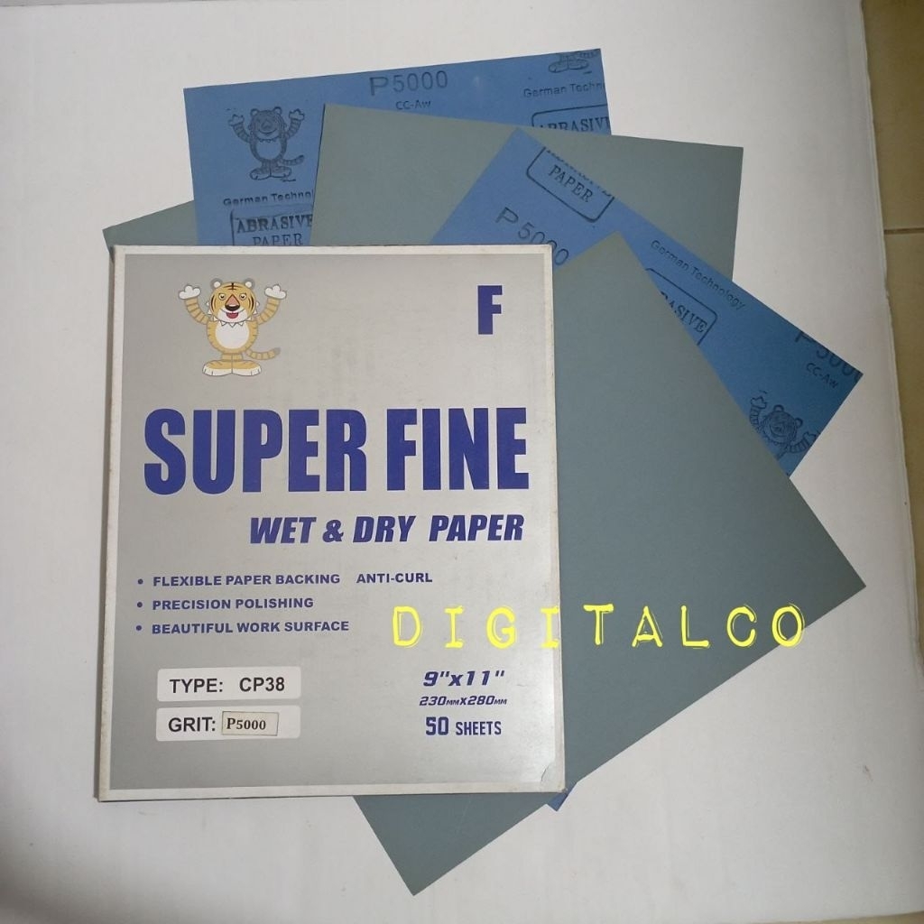Jual Amplas Kertas Duco SUPER FINE Grit 5000 Waterproof Basah Kering ...