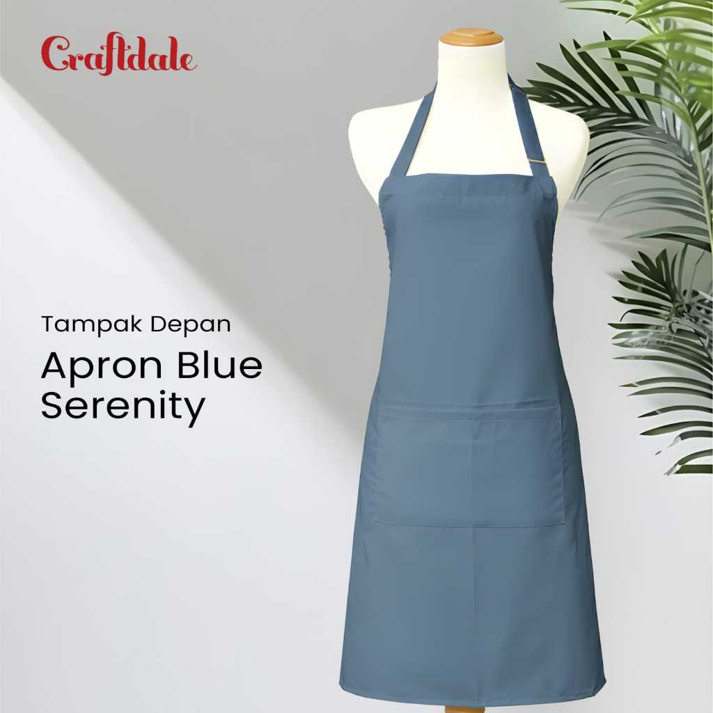 Jual Apron warna - Blue Serenity | Shopee Indonesia