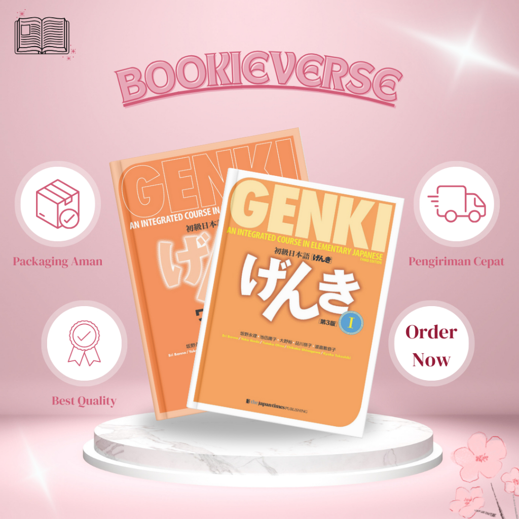 Jual Buku Belajar Bahasa Jepang | Genki Volume 1 Textbook & Workbook ...