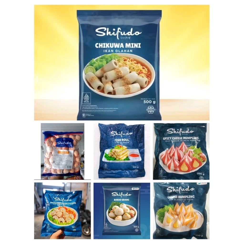 Jual SHIFUDO olahan ikan dumpling cheese, chiken, chikuwa, cumi, fish ...
