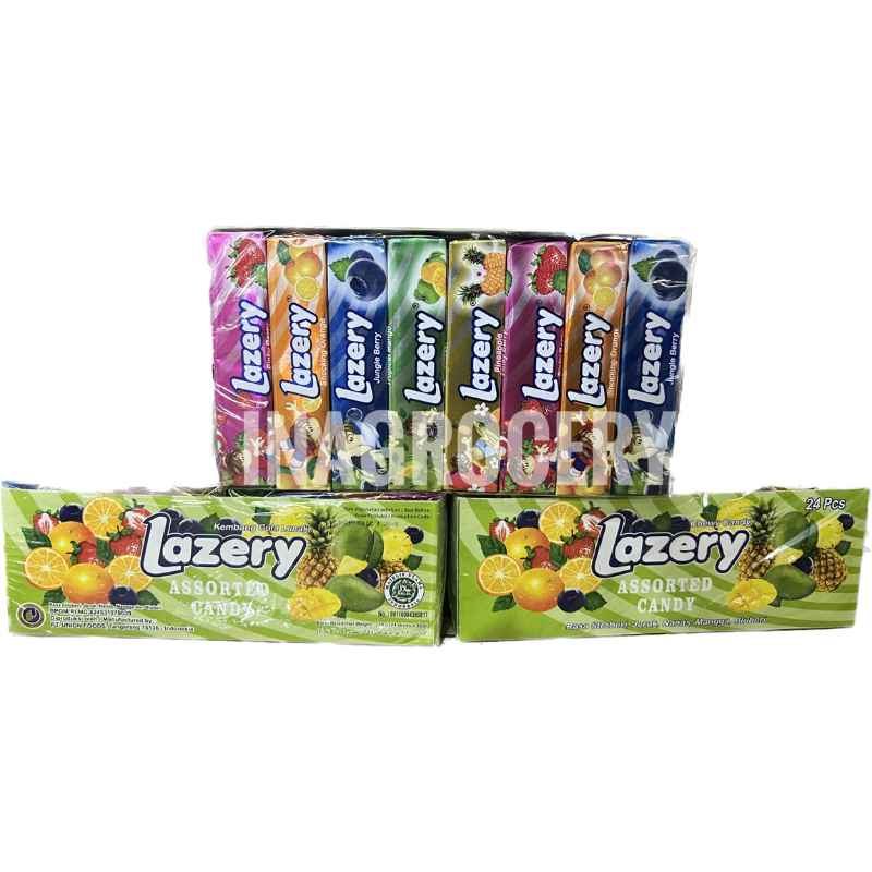 Jual Lazery Permen Stick All Varians 1 Pack Isi 24 Pcs Campur Rasa ...