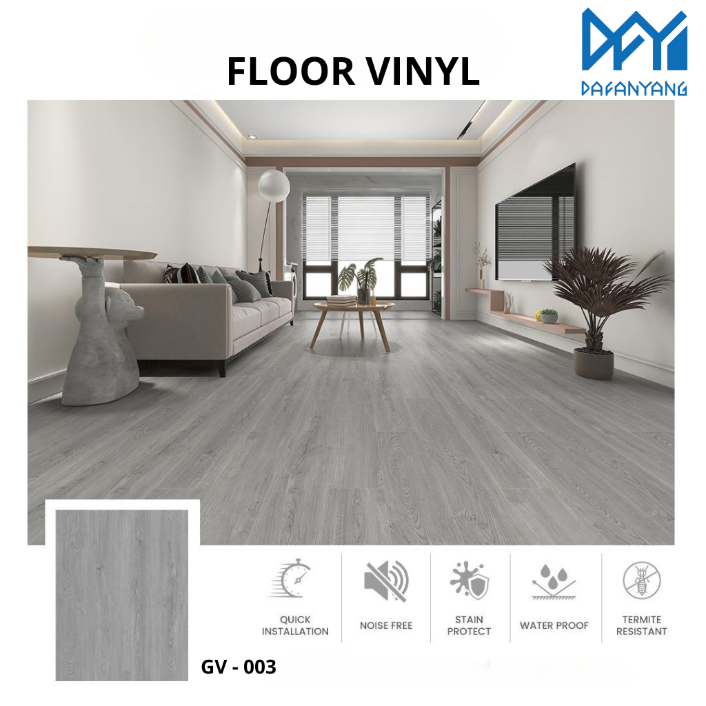 Jual Golden 2mm Lantai Wood Vynil PVC Premium 27PCS 1 BOX / Tebal Vinyl ...