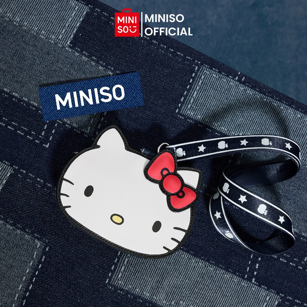 Jual MINISO X Hello Kitty Classic Series Neck Wallet Gantungan Lanyard ...