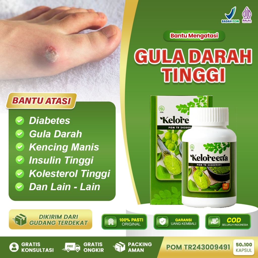 Jual Obat penurun gula darah tinggi Obat Diabetes Basah Kering Penurun ...