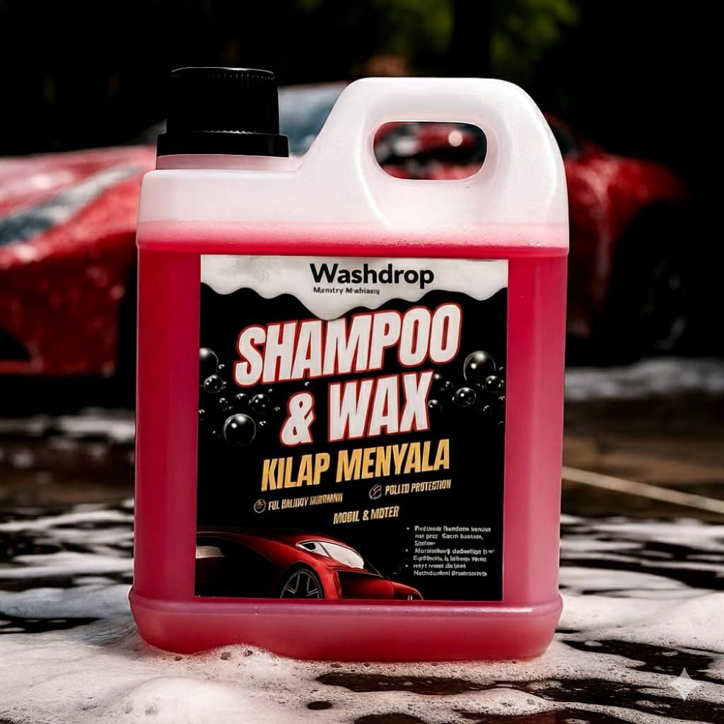 Jual Washdrop shampo mencuci mobil Ukuran 1000ML/1 Liter | Shopee Indonesia