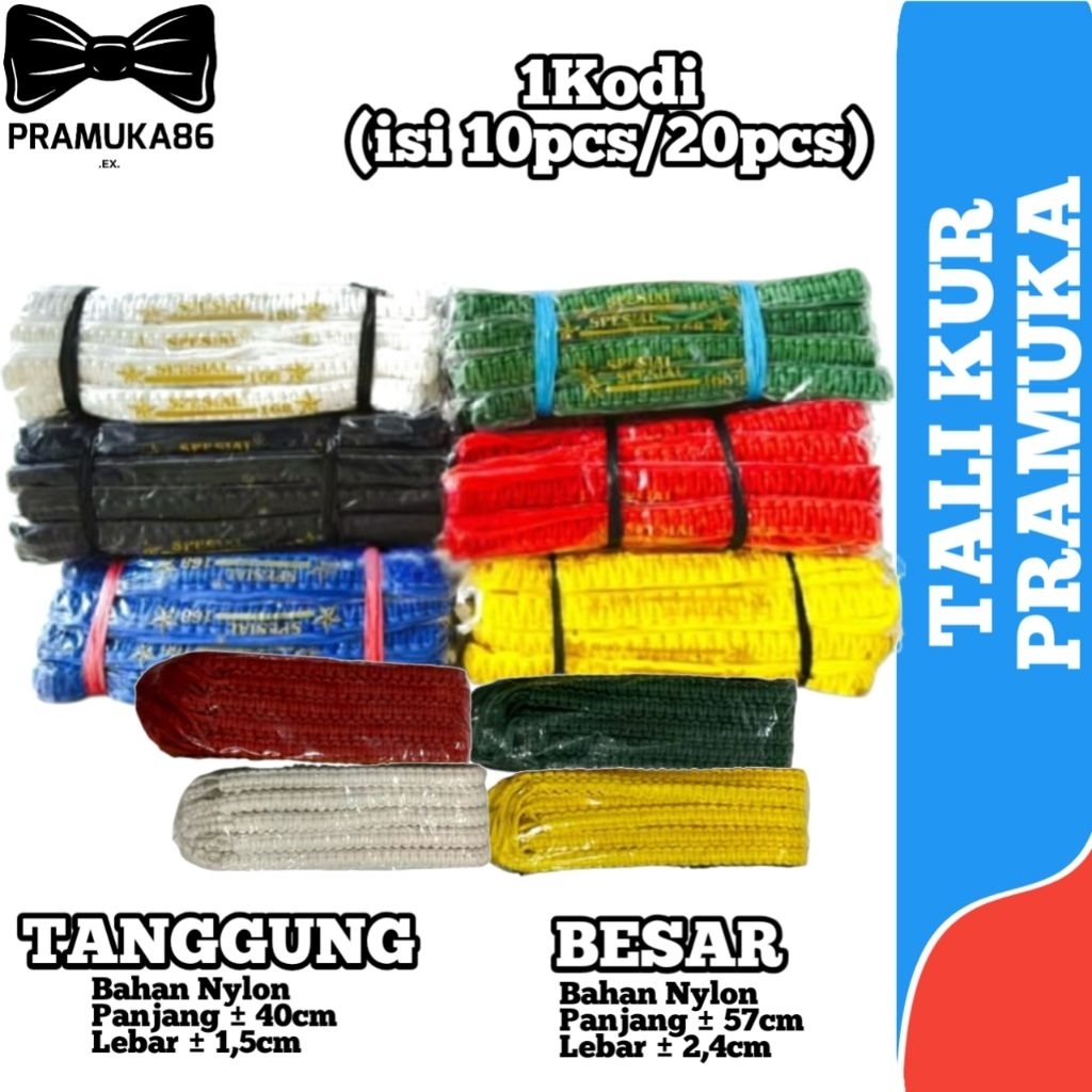 Jual 1Kodi Talikur Pramuka Tanggung & Besar / Tali Peluit Pramuka ...