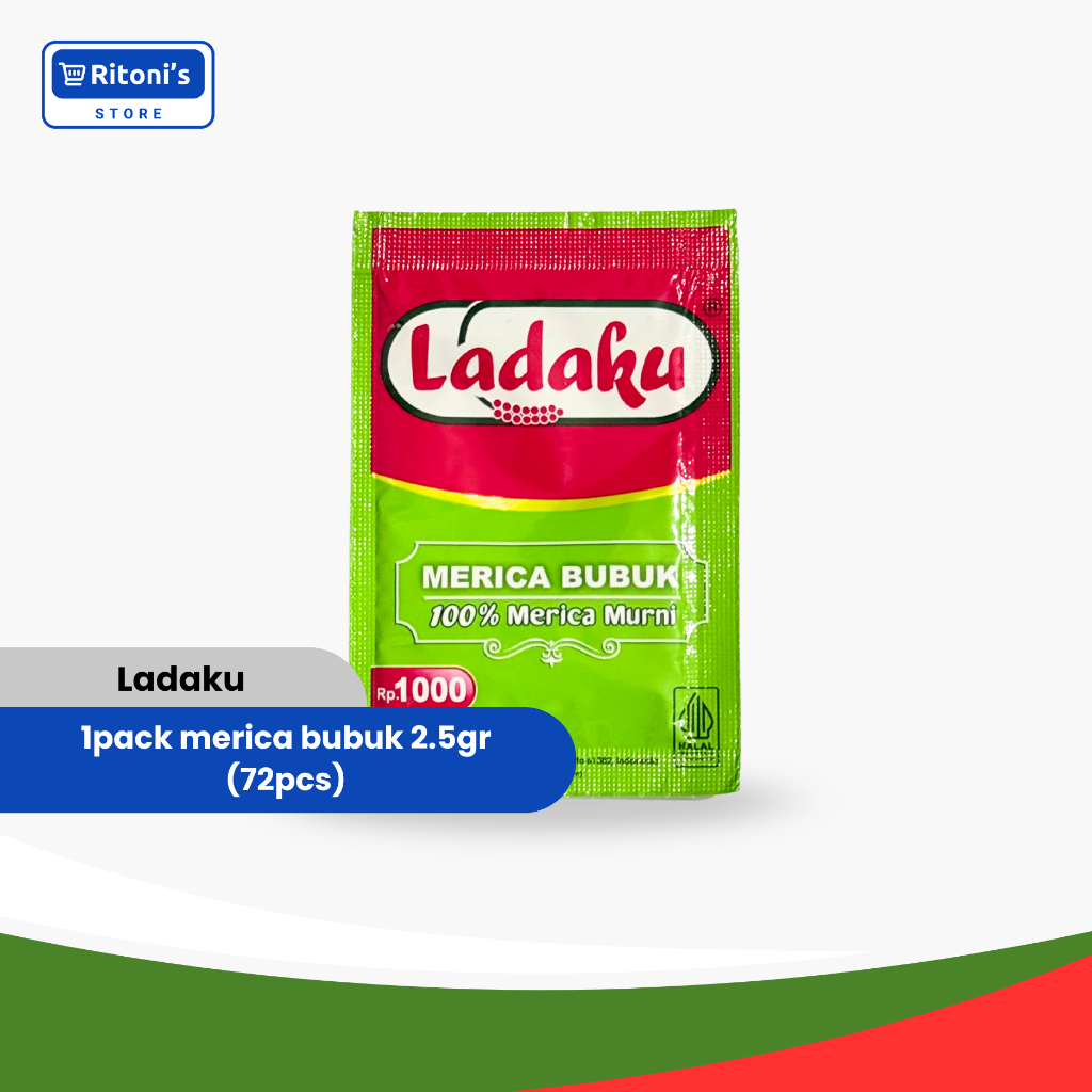 Jual Ladaku Merica Bubuk Murni 2.5gr (1 Pack/72 Pcs) | Shopee Indonesia