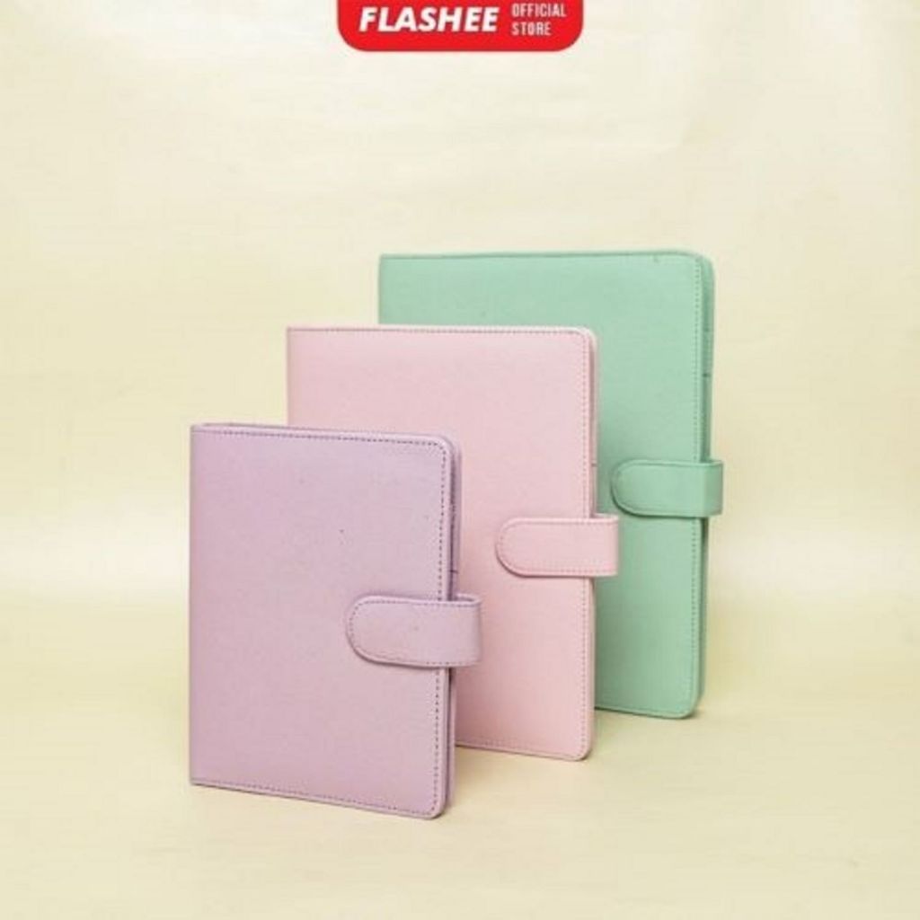 Jual Flashee Binder A5 20 Ring B5 26 Ring Binder Levi Kulit Sintetis ...