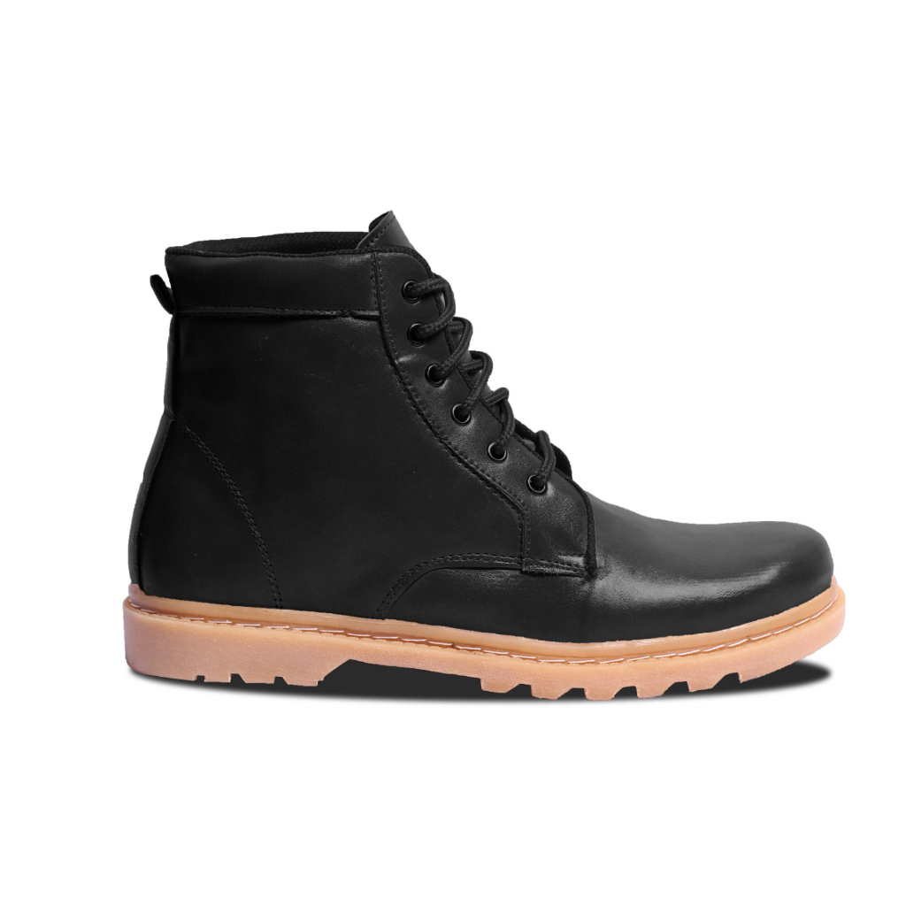 Jual Carnos Cruiser Sepatu Boots Pria Safety Black | Shopee Indonesia
