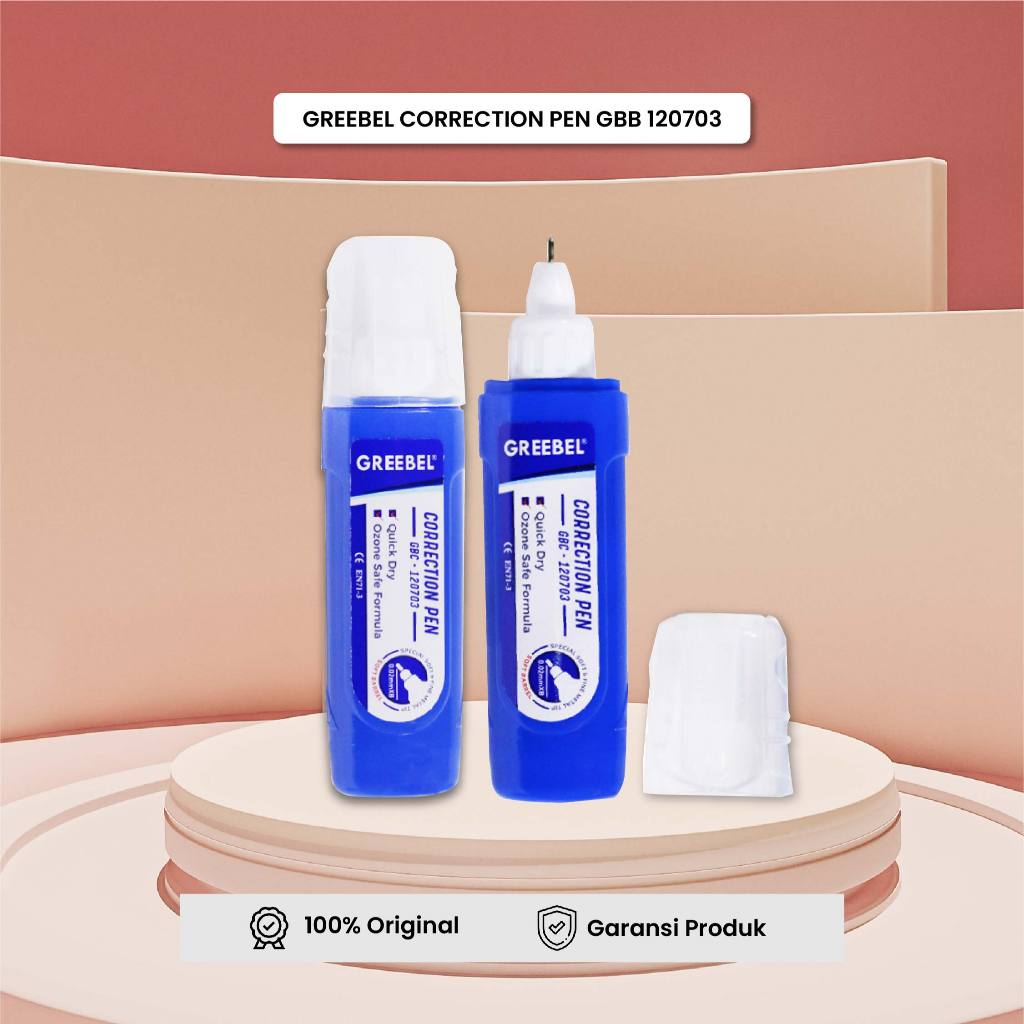 Jual Greebel Tip-Ex Cair GBC 120703 [ 1 PCS ] Tipe X Correction Pen ...