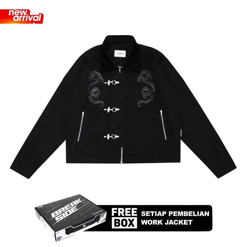 Jual [FREE BOX] Breakside Fireman Clasp Jacket Double Zipp Dragon Altar ...