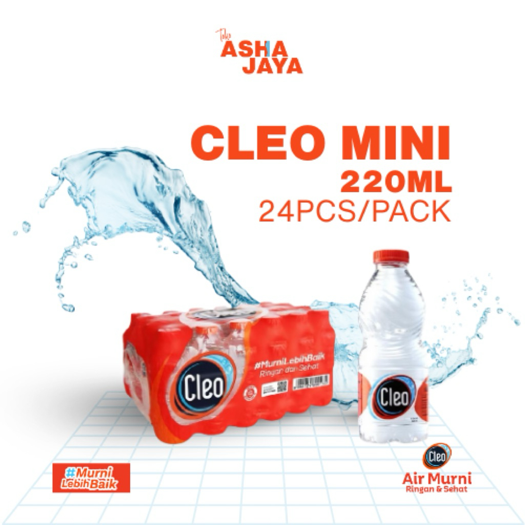 Jual Cleo Mini 220ml - Air Minum Dalam Kemasan - Isi 24 Botol | Shopee ...