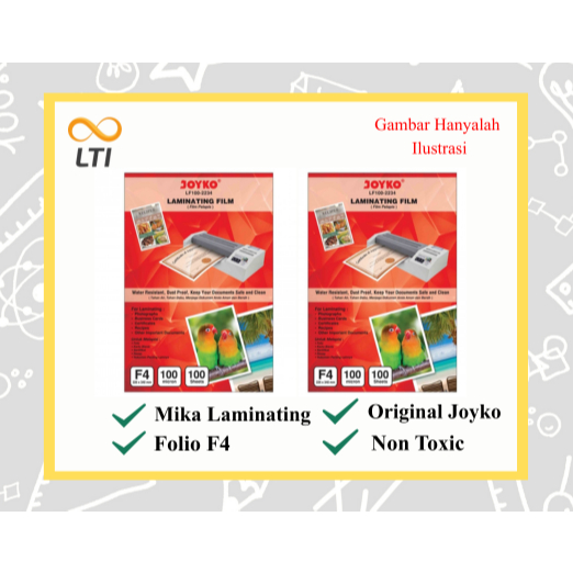 Jual [ 1 PACK ] Mika Laminating Folio Joyko Isi 100 Lembar Joyko ...