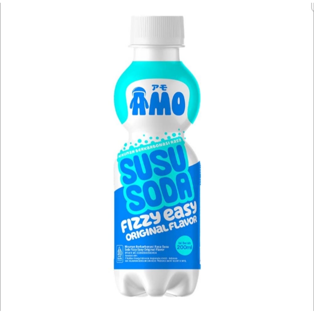 Jual Amo Minuman Berkarbonasi Susu Soda Fizzy Easy Original Pet 200 ml ...