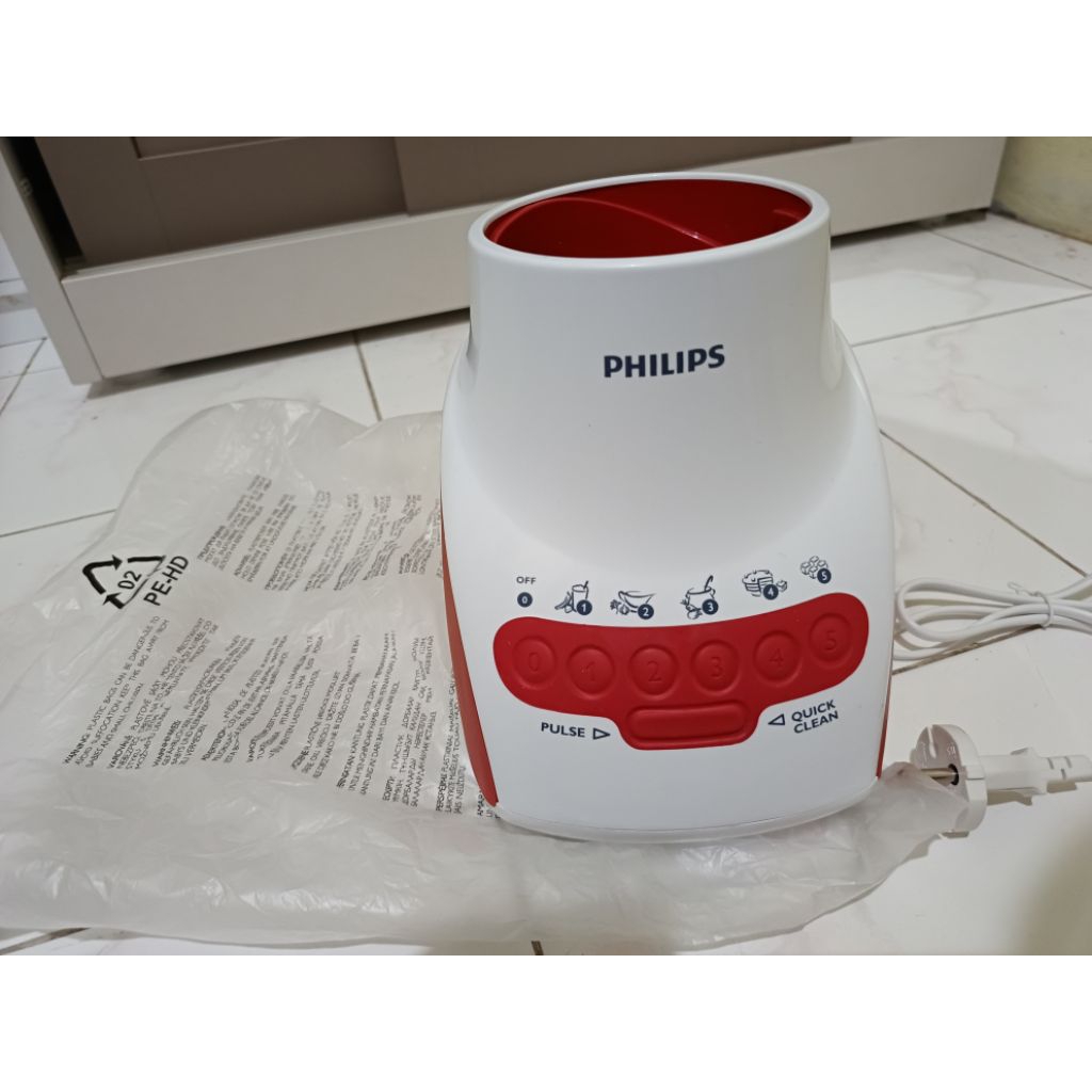 Jual Mesin Blender Philips 2116 60 Merah Ori Masih baru | Shopee Indonesia