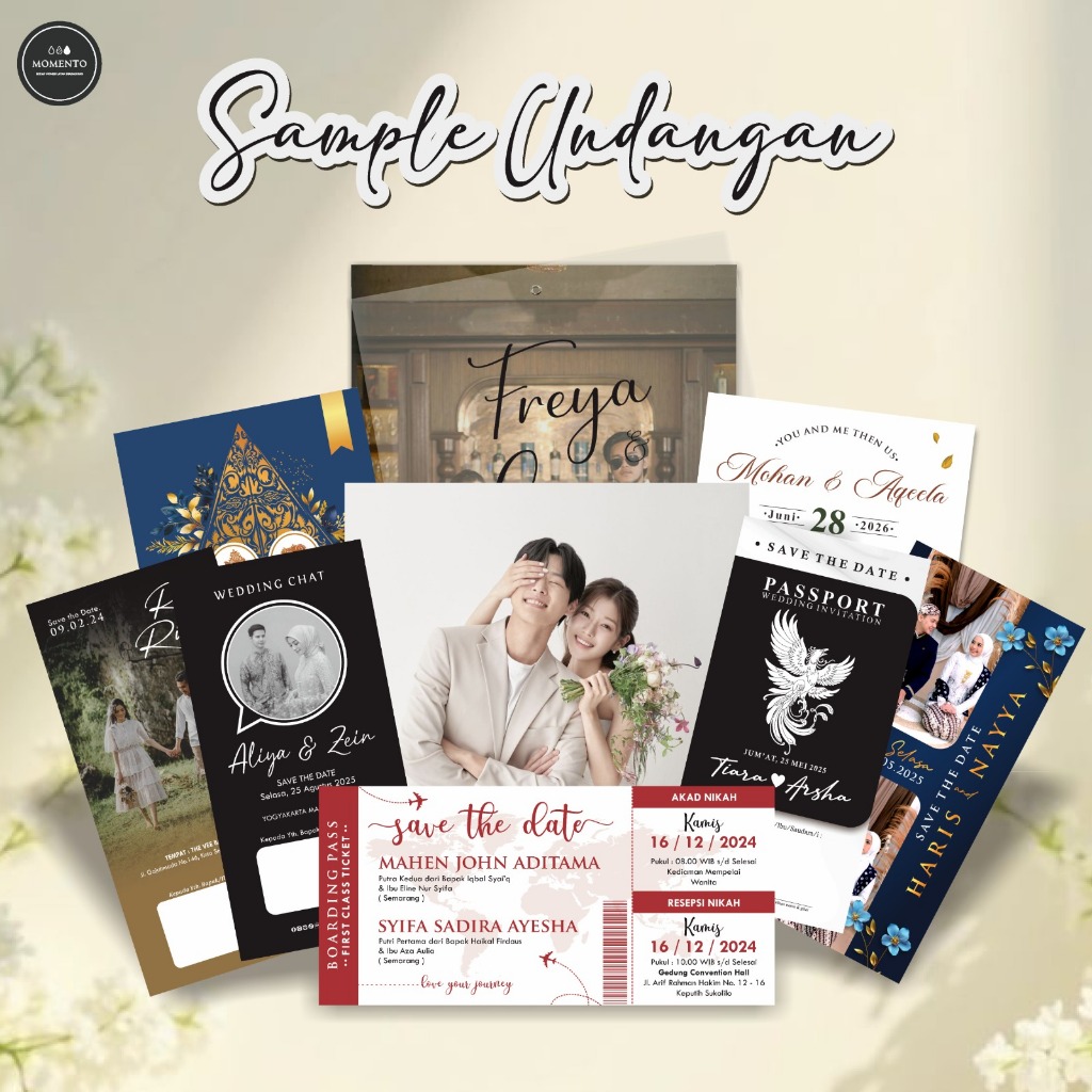 Jual SAMPLE UNDANGAN PERNIKAHAN - SAMPLE UNDANGAN NIKAH READY STOCK ...