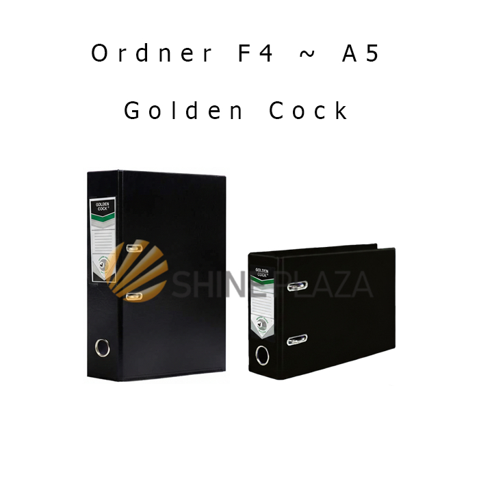 Jual Ordner Ukuran Folio Kwitansi Golden Cock Lever Arch File Plastik ...