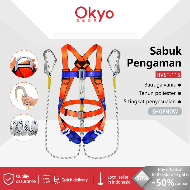 Jual Body Harness Safety Terlengkap & Harga Terbaru Mei 2026 | Shopee ...