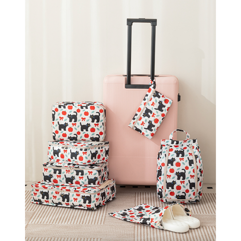 Jual Tas Organizer Travelling Bag 7 in 1 Bag Premium Motif ( Isi 7 Pcs ...