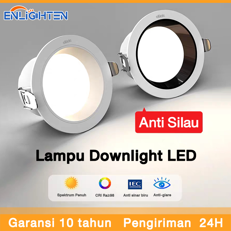 Jual Cilicic Lampu Downlight LED 5W/7W Hitam Dan Putih 220V 3 Warna ...