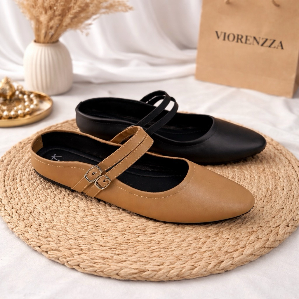 Jual Flatshoes Big Size 41 42 43 44 45 V069 | Shopee Indonesia