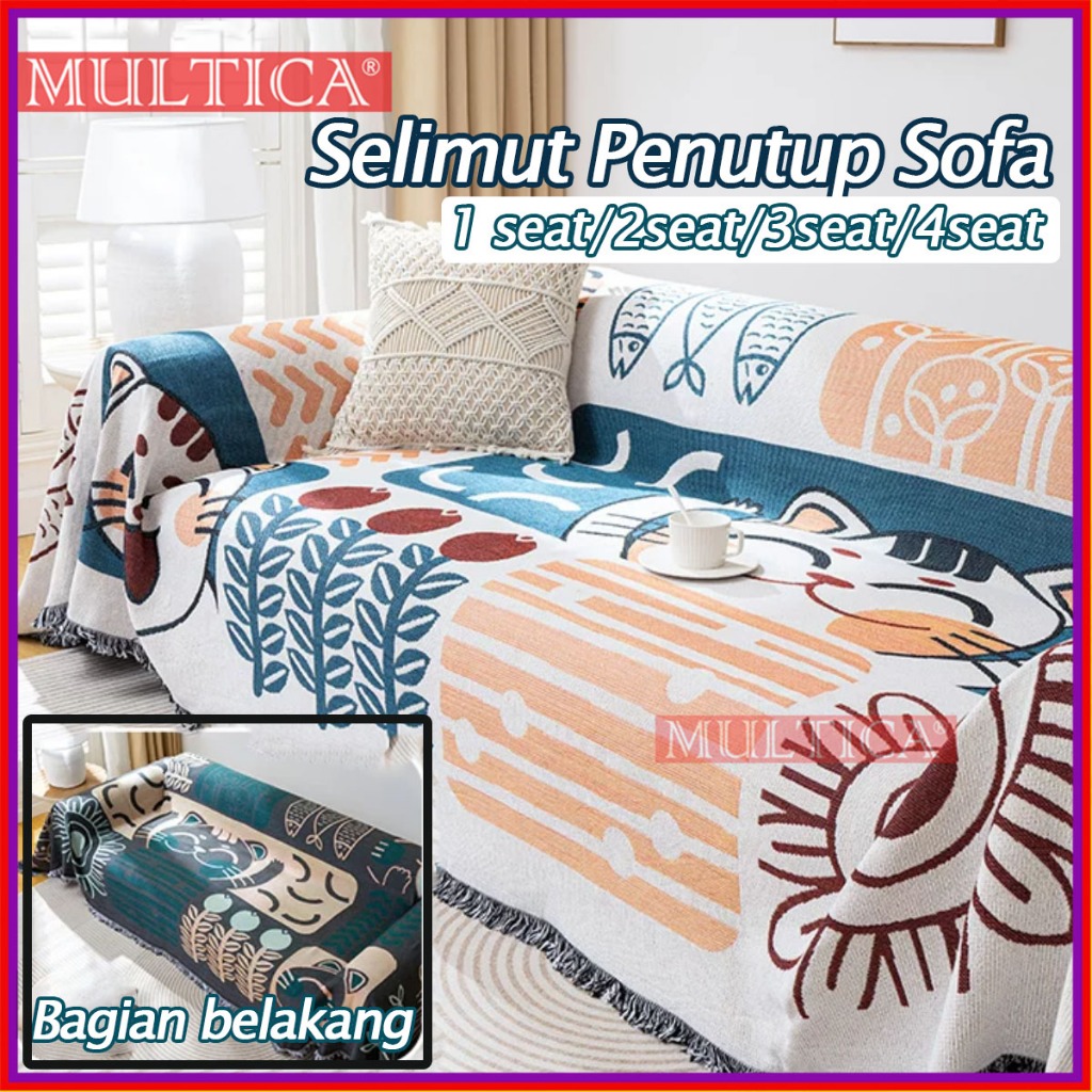 Jual Multica Selimut Sofa Nordic sarung Sofa rajut Throw Dekoratif Boho ...