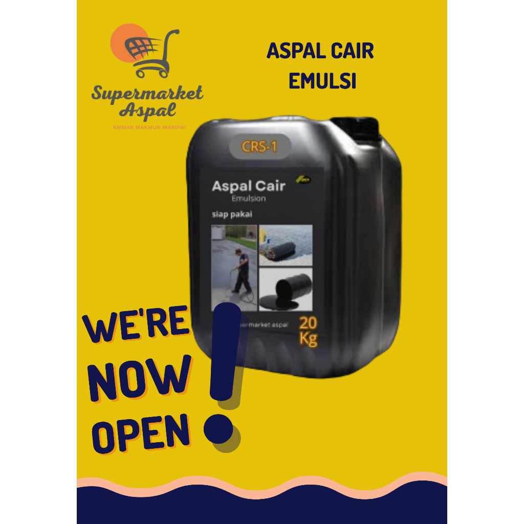 Jual Aspal Cair Emulsi serbaguna kemasan jerigen 20Kg (CRS-1) | Shopee ...
