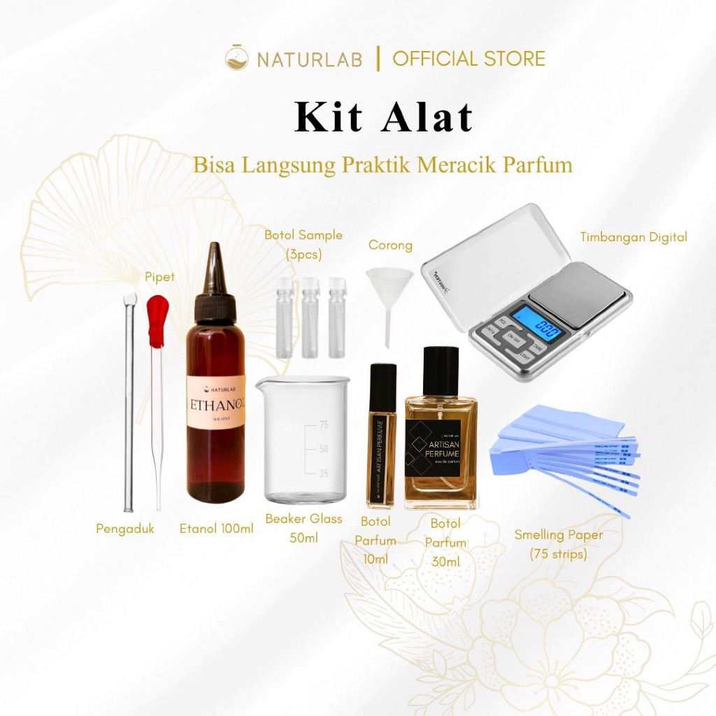 Jual NATURLAB Kit Alat Meracik Parfum Lengkap | Parfum Making Tool Kit ...