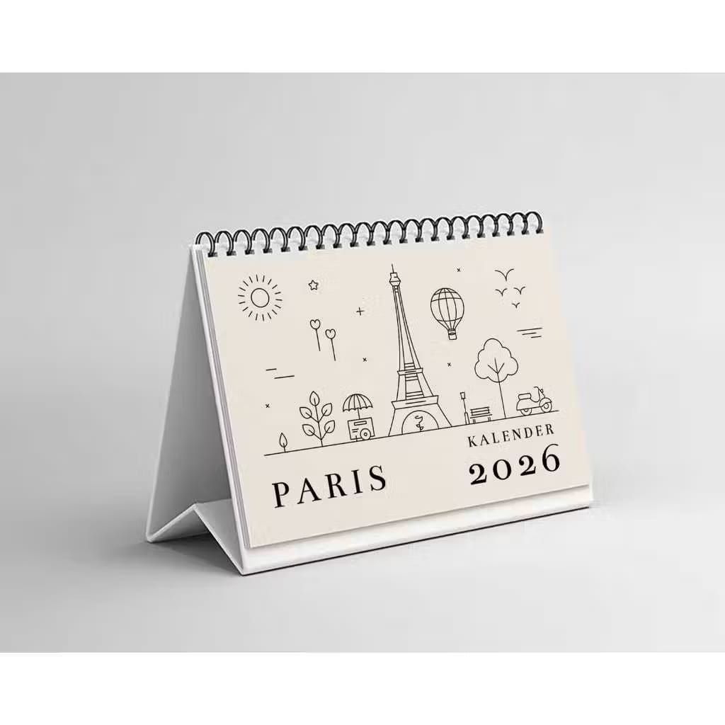 Jual Calendar Meja A6 2026 - Ukuran A6 - Kalender Meja Aesthetic 2026 ...
