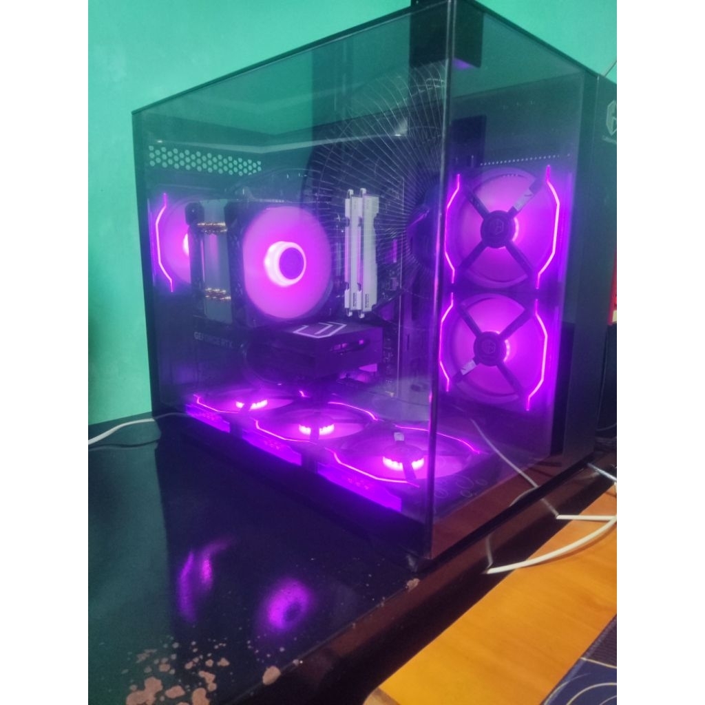 Jual Casing PC Cube Gaming Licka + 6pc Fan Cube Gaming Magnet Wireles ...