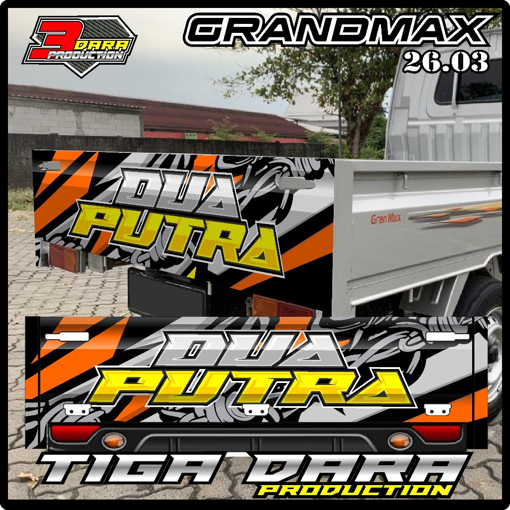 Jual Stiker Decal Pintu Belakang Grand Max pick up StiCker Bak Belakang ...