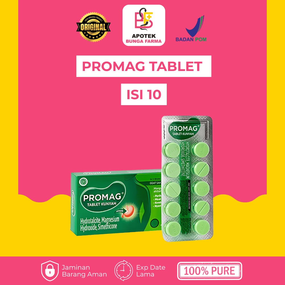 Jual PROMAG TABLET ISI 10 - Obat Maag - Obat Sakit Lambung | Shopee ...
