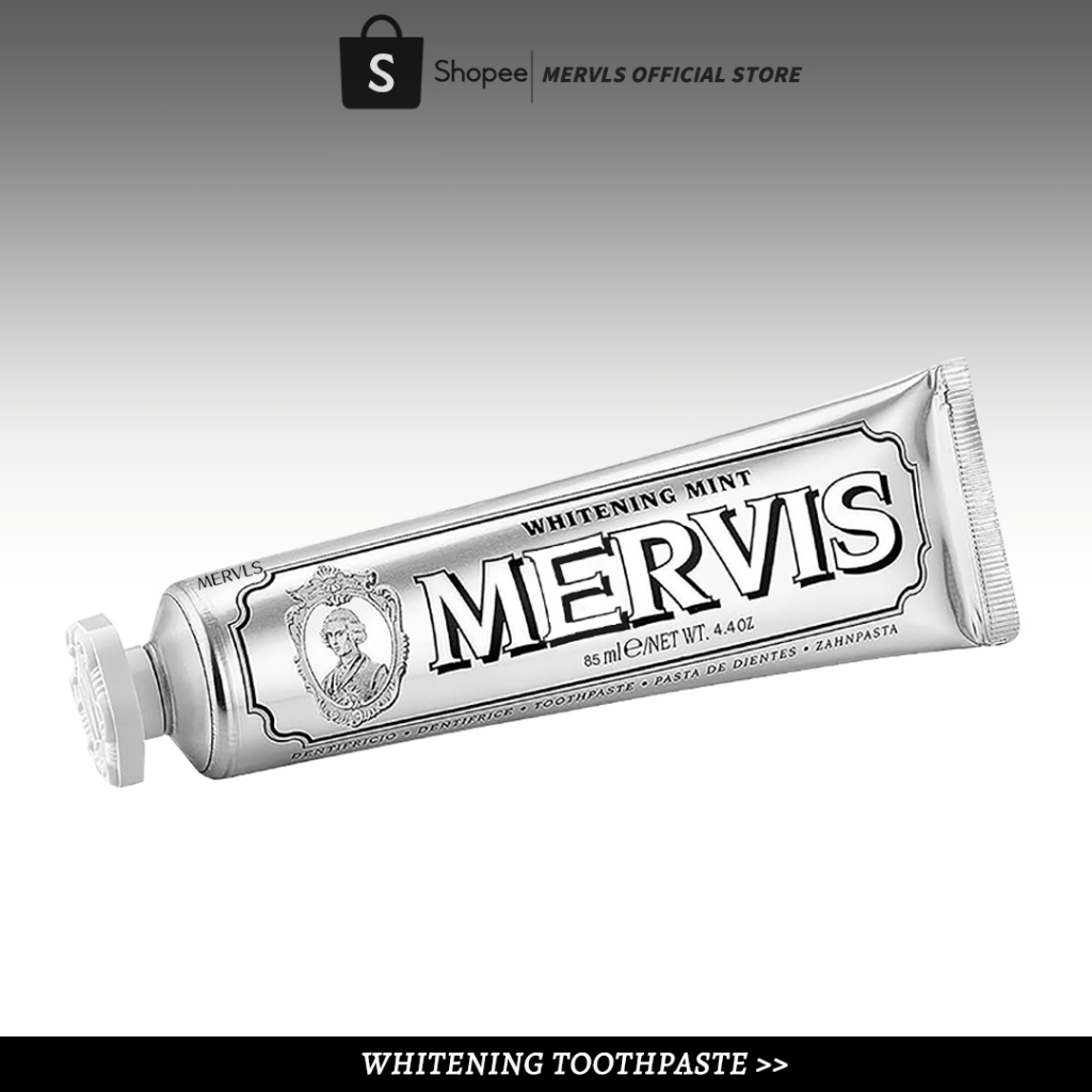 Jual MERVLS-Whitening Toothpaste Mint85ml, Promotes the Natural ...