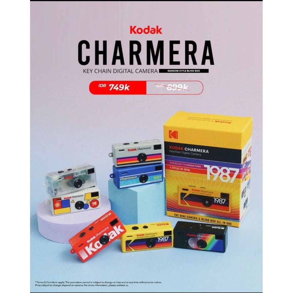 Jual Kodak Charmera Keychain Digital Camera Collectable Blind Box ...