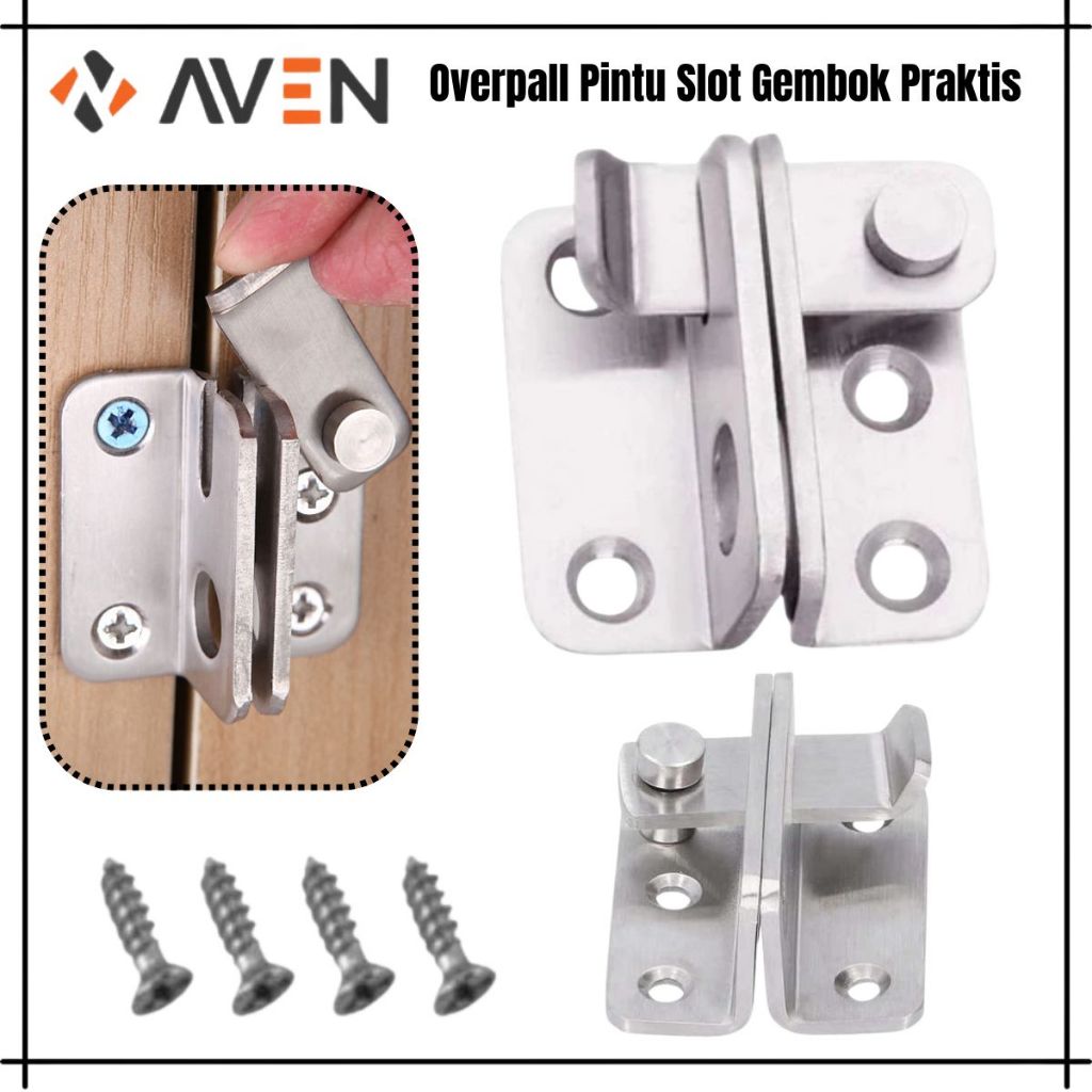 Jual AVEN Grendel Pintu Sliding Kunci Pintu Anti Karat / Overpall Pintu ...