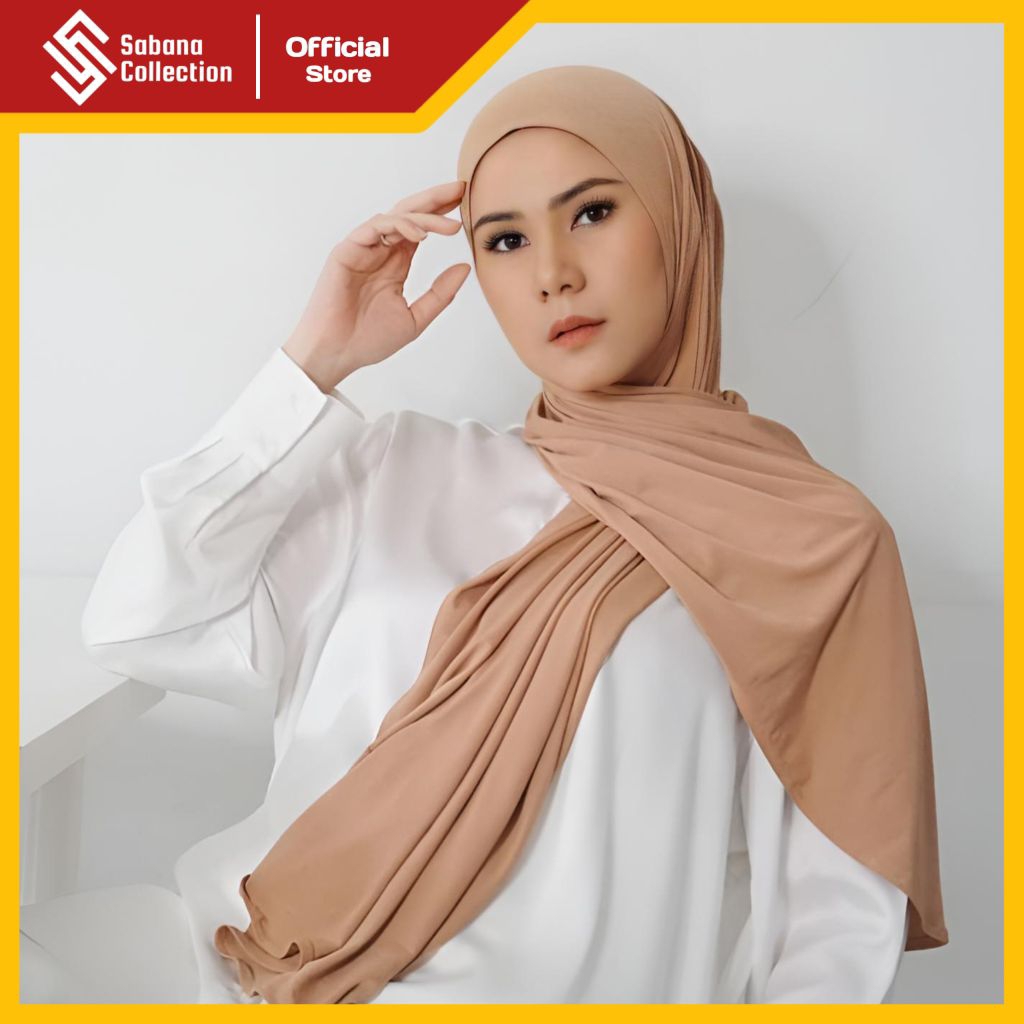 Jual [COD] PASHMINA OVAL INSTAN JERSEY PREMIUM | Shopee Indonesia