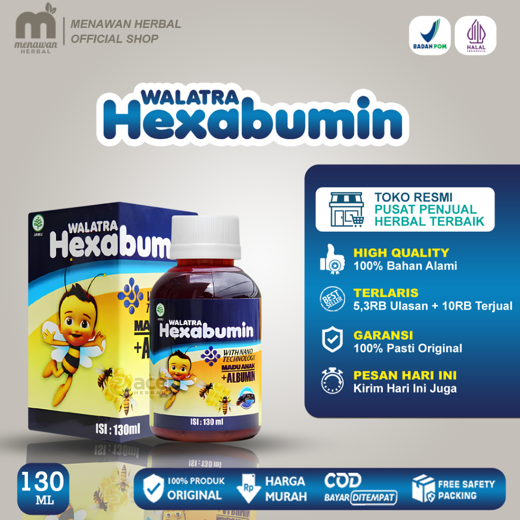 Jual Suplemen Anak Madu WALATRA HEXABUMIN - Suplemen Penambah Berat ...
