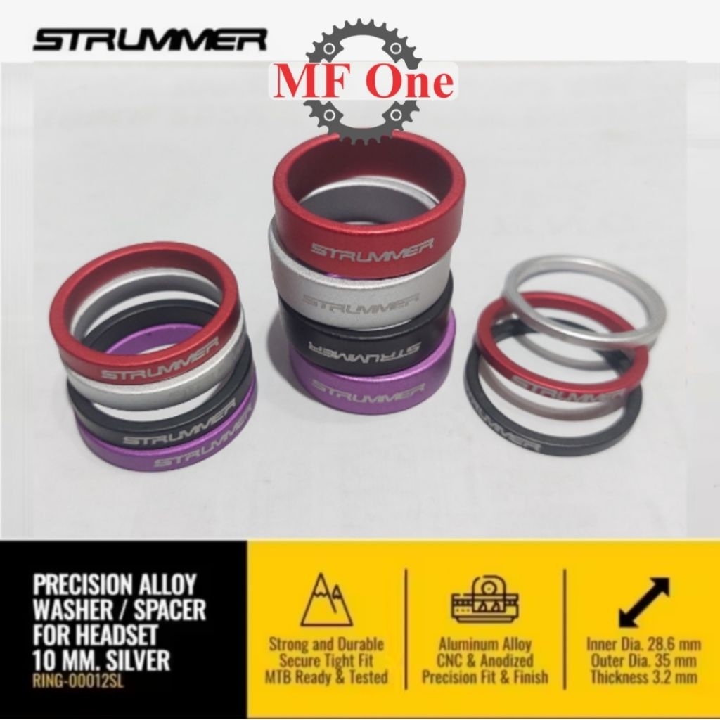 Jual Ring Spacer Alloy Strummer 3mm / 5mm / 10mm / 15mm / 20mm 1cm for ...