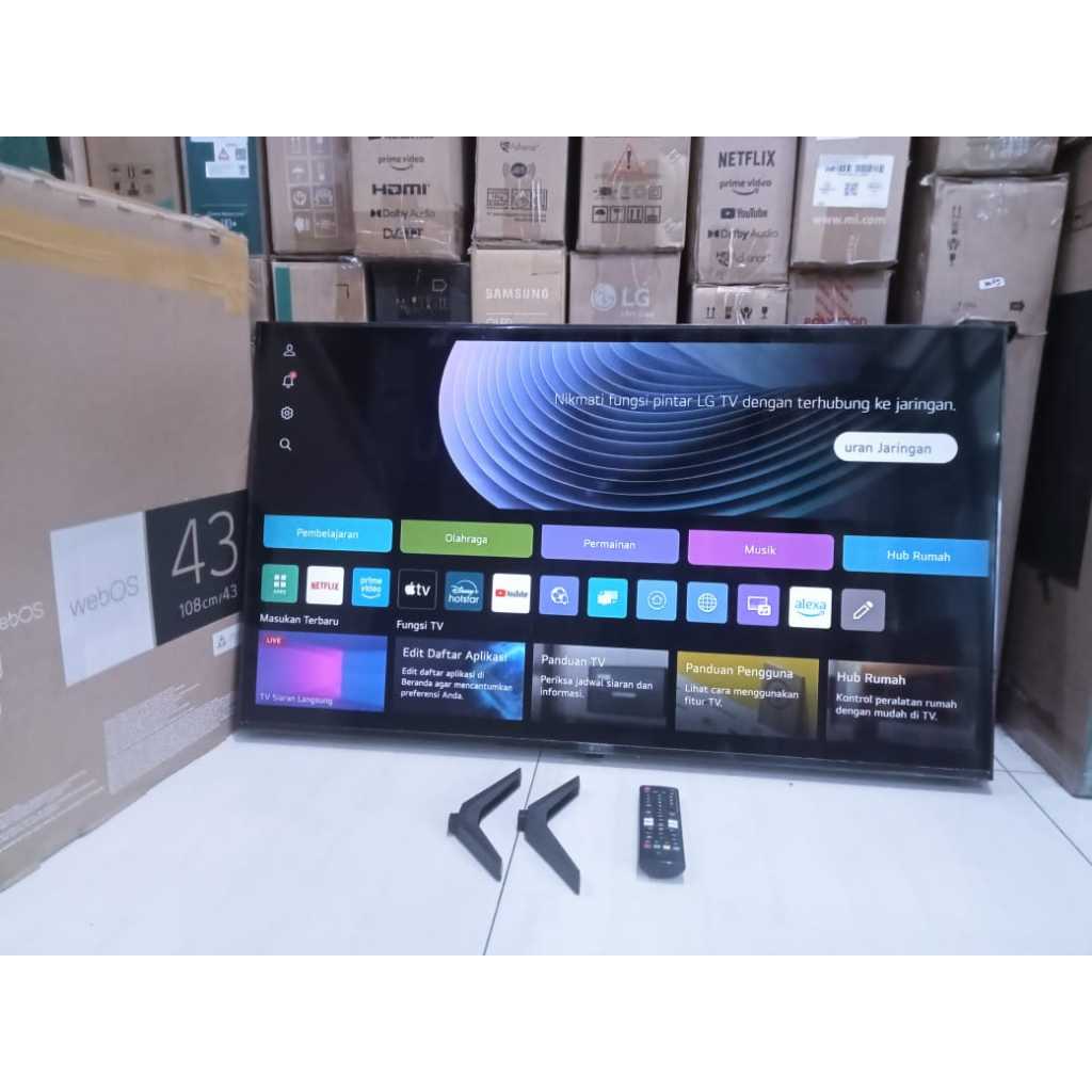 Jual TV LED LG 43 inci 4K UHD SMART TV Youtube Digtal TV Kondisi bekas ...