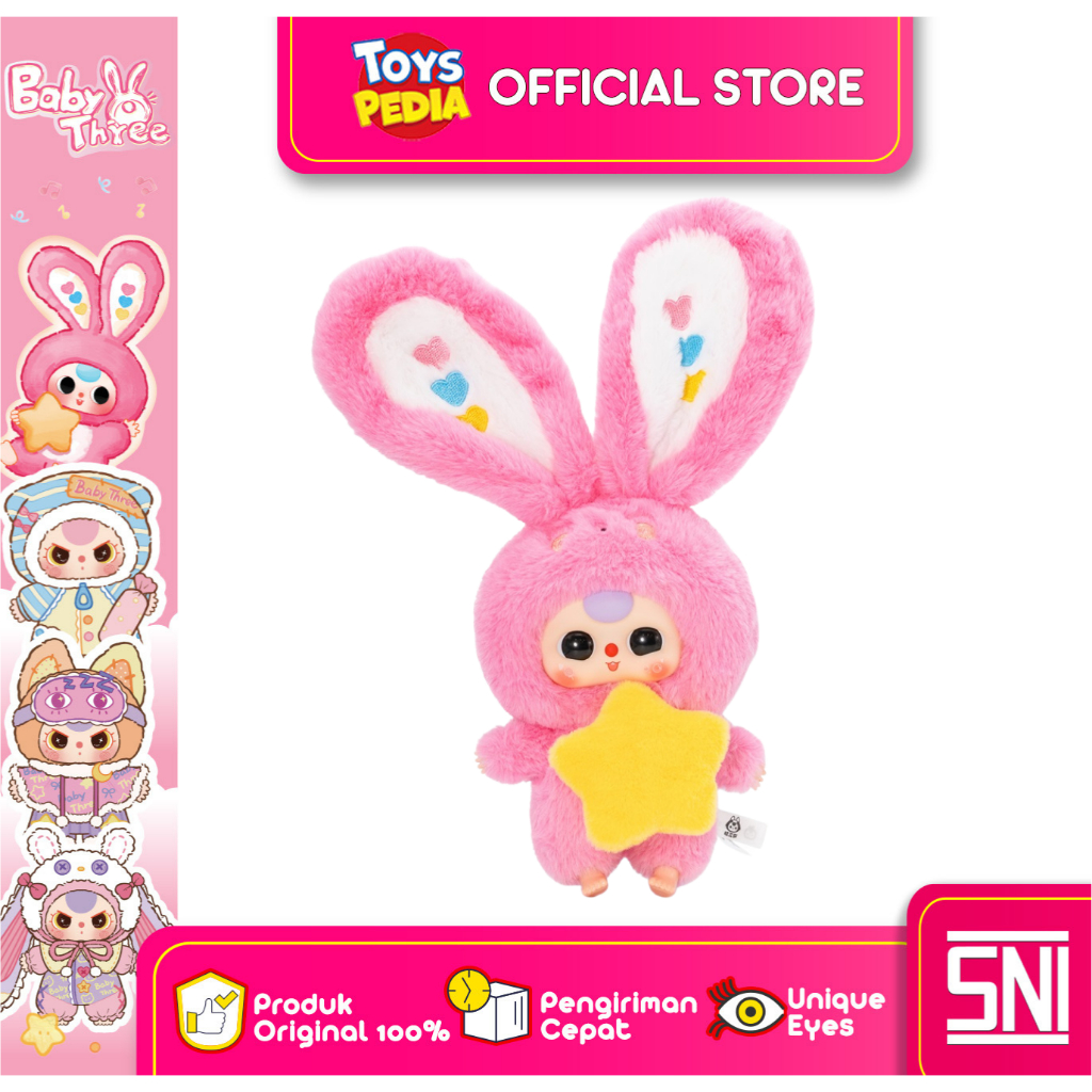 Jual Baby three Lily rabbit Town V3 Plush Blind Box | Shopee Indonesia