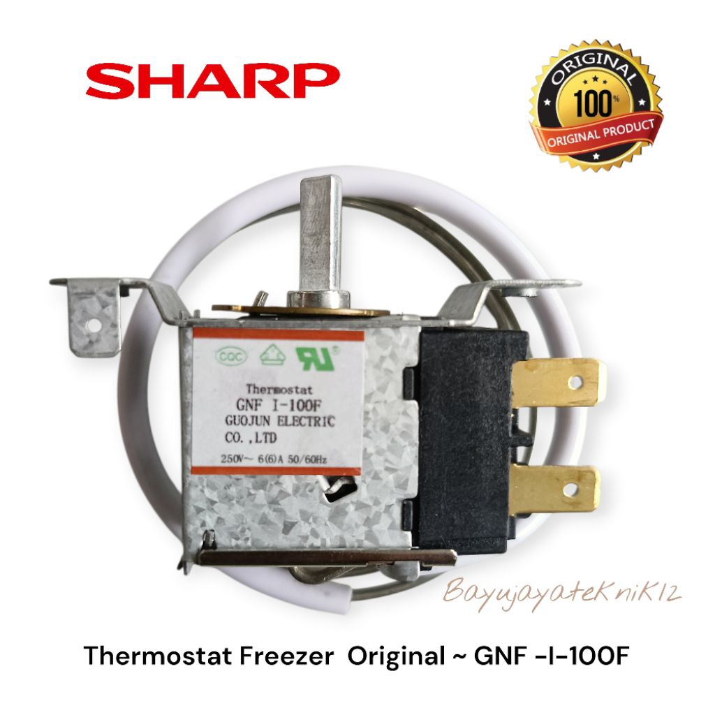 Jual Thermostat | Sensor suhu/ Otomatis Freezer SHARP Original | GNF -I ...