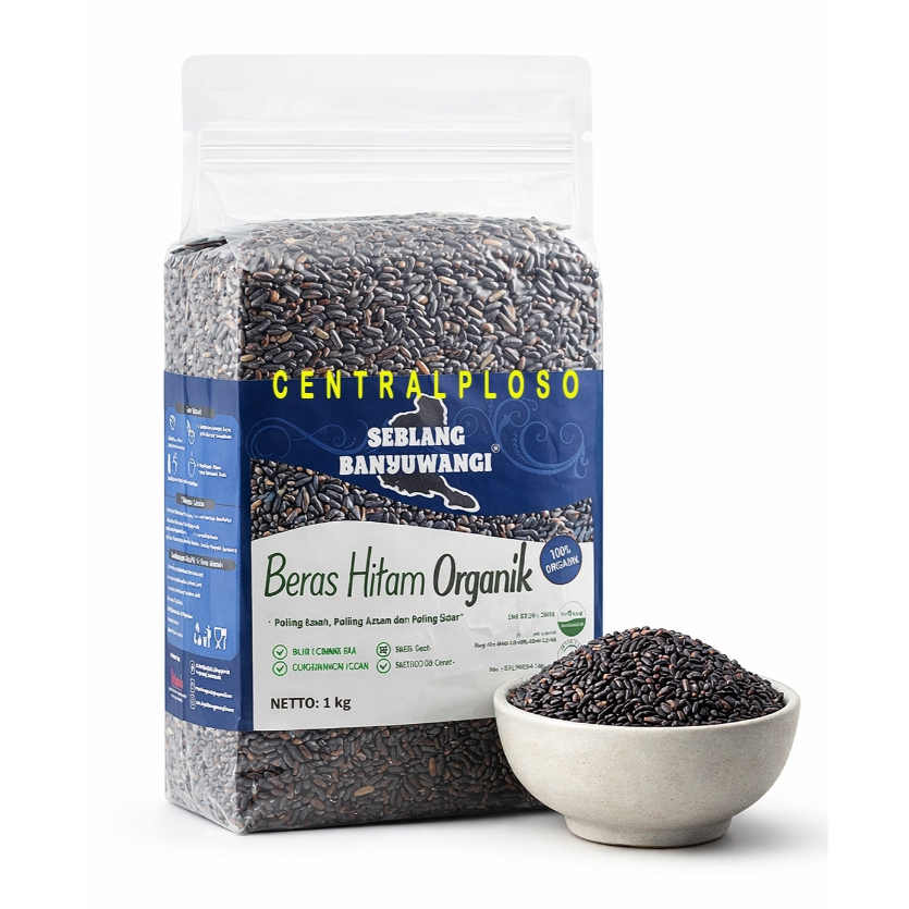 Jual Beras Hitam Premium 1kg Tinggi Serat & Antioksidan Nasi Sehat Diet ...