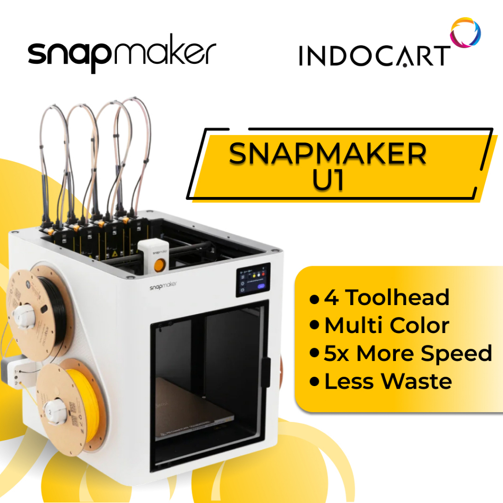 Jual 3D Printer Snapmaker U1 True Multi Color Printing with Smart Swap ...