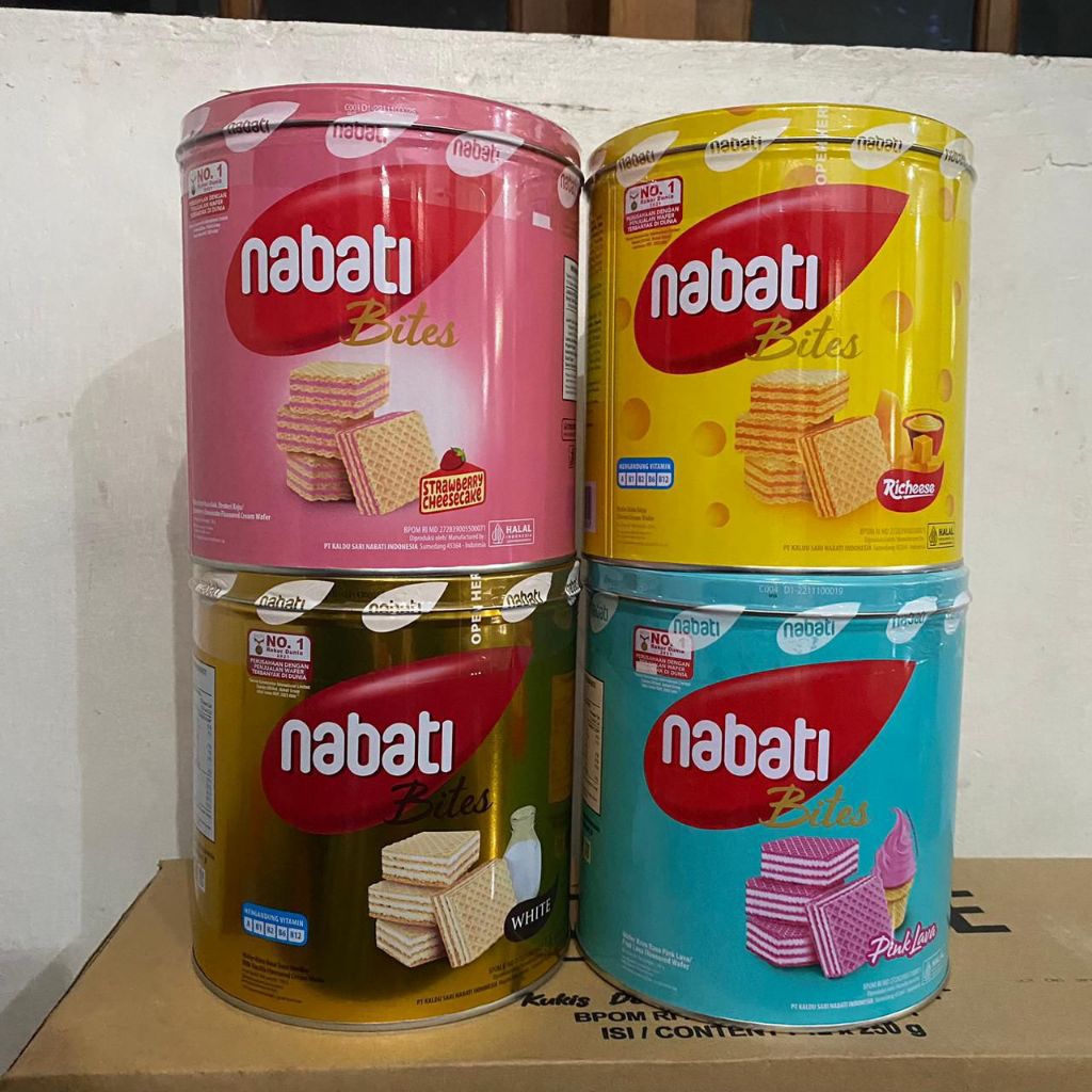 Jual 1 Dus Nabati Wafer Kaleng 240gr | Harga Promo Lebaran | Shopee ...