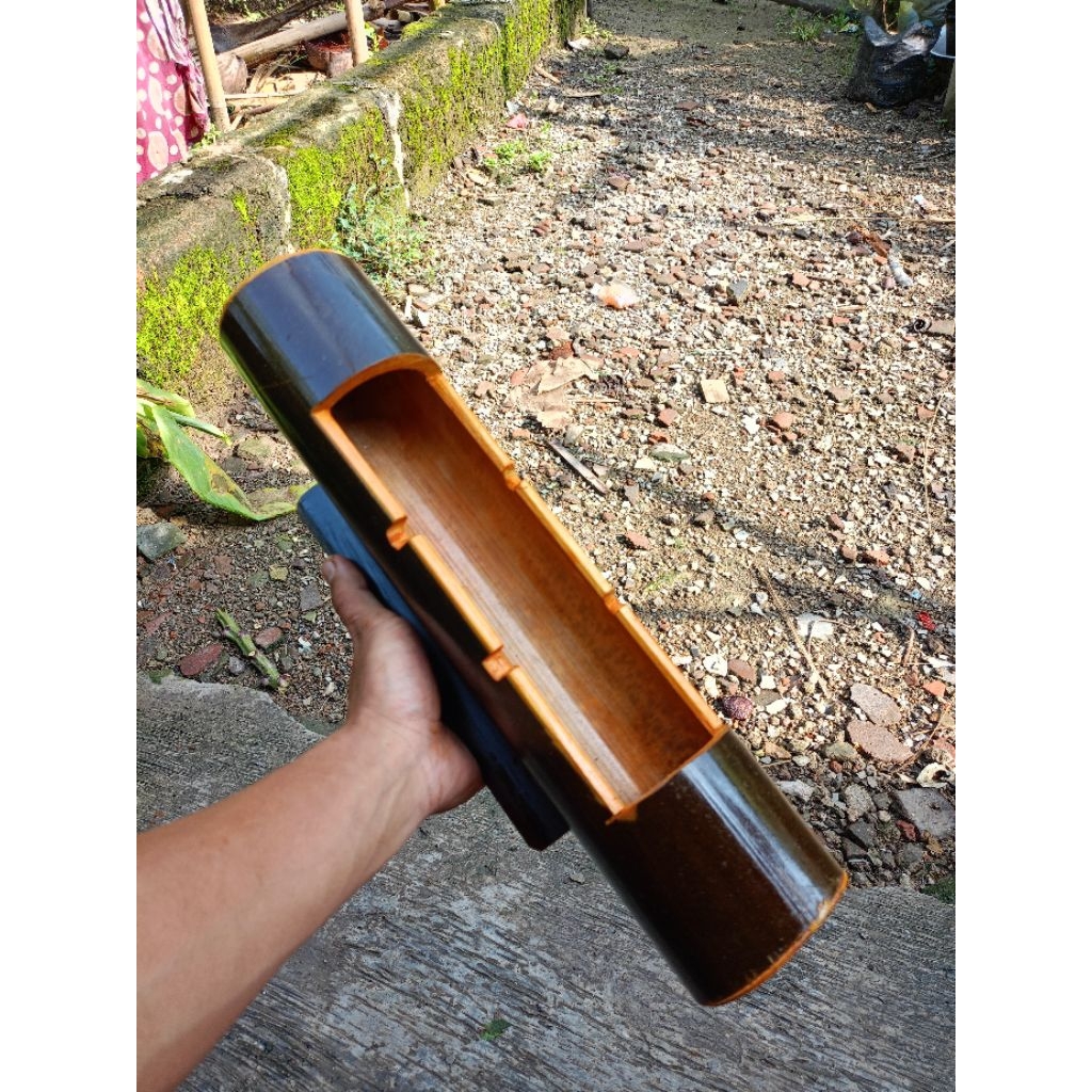 Jual Asbak bambu unik ukuran jumbo asbak bambu Wulung asbak Sekar rokok ...