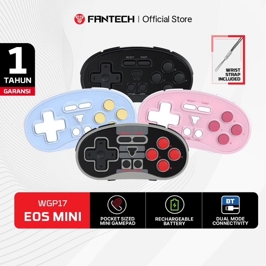 Jual FANTECH POCKET SIZE MINI GAMEPAD WIRELESS EOS MINI WGP17 FOR ...