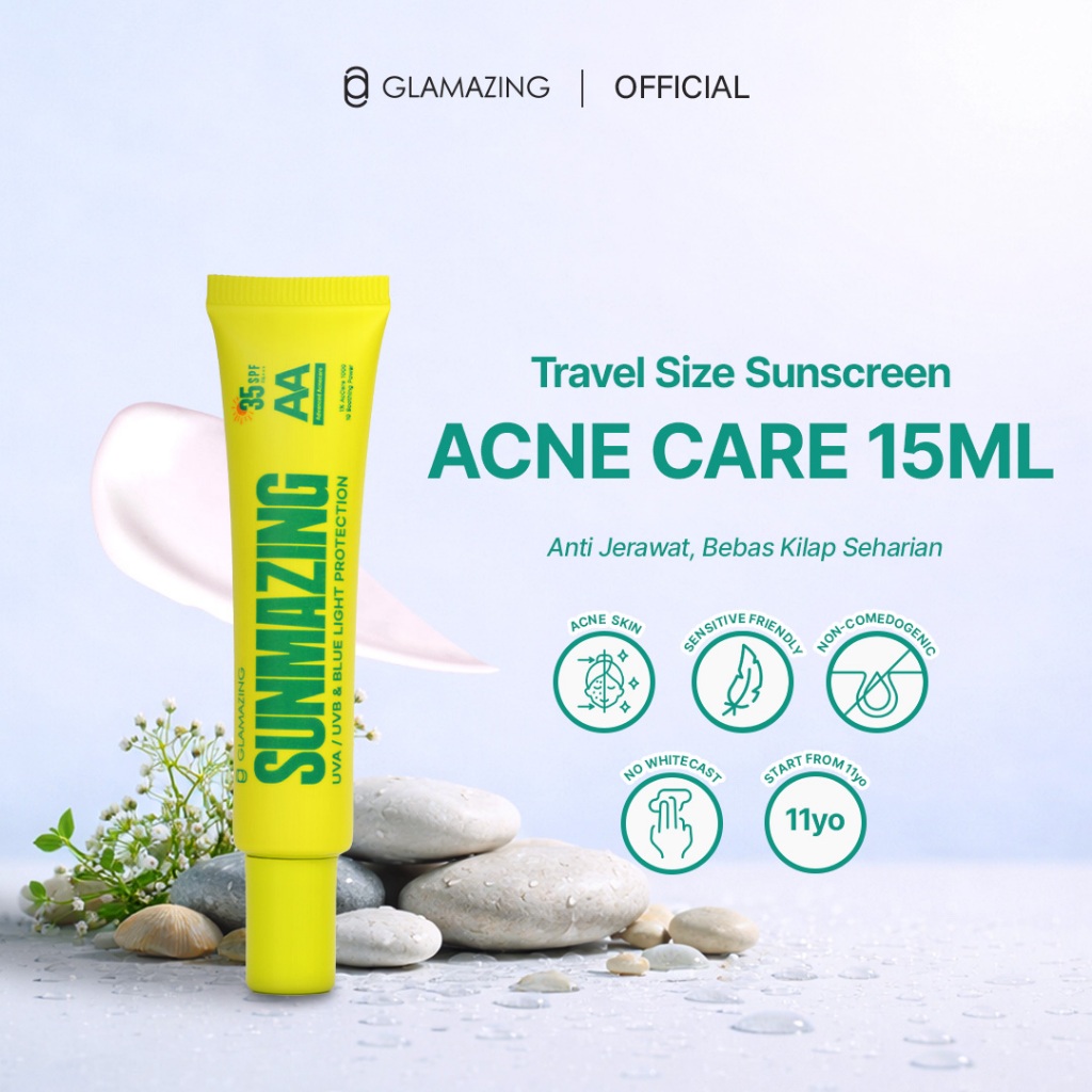Jual Glamazing - Sunmazing Advance Acnecare (MINI 15ML !! ) | Shopee ...