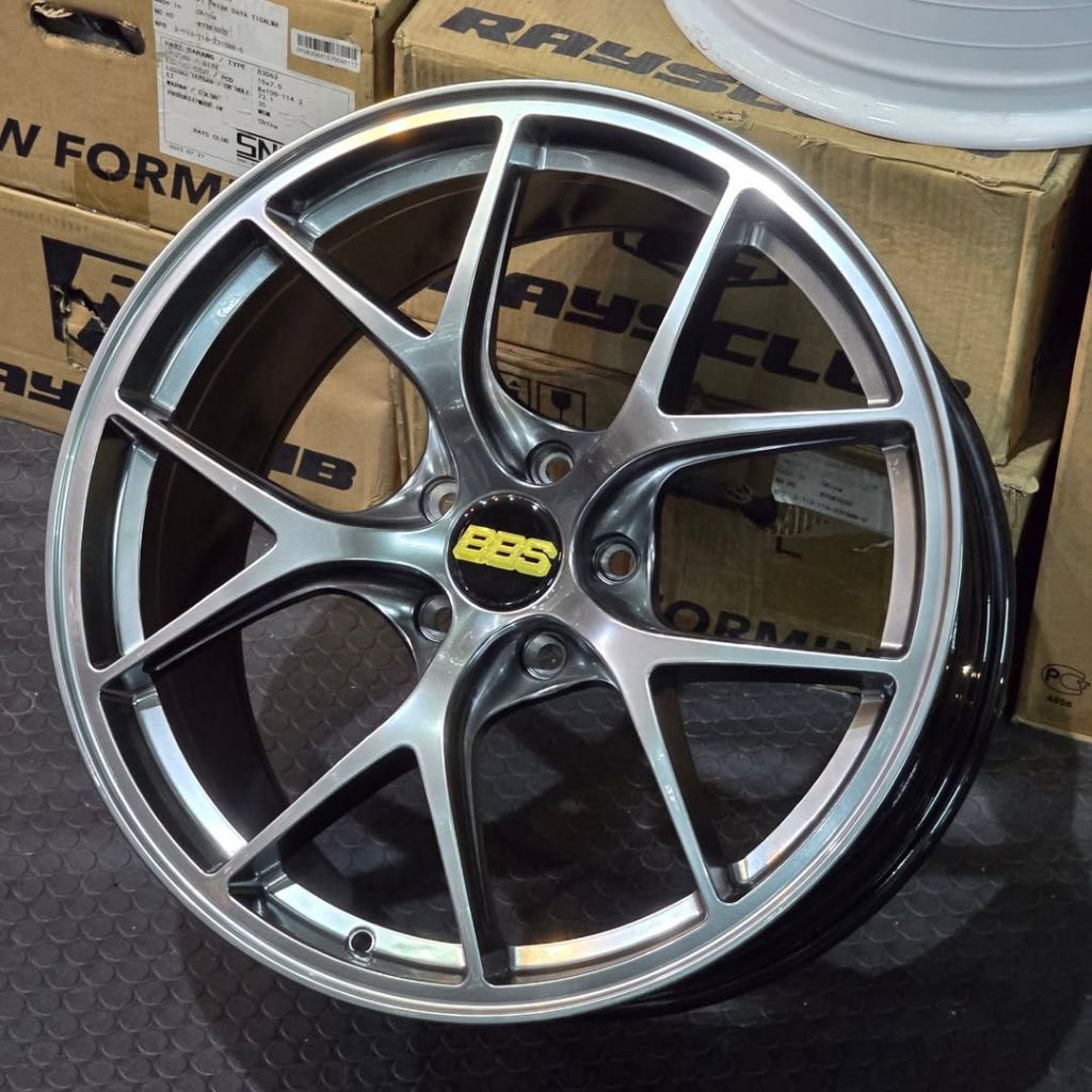Jual velg mobil ring 19 bbs c1r flow forming velg mercedes Benz pcd ...
